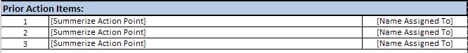 Free Excel Meeting Agenda Template Download